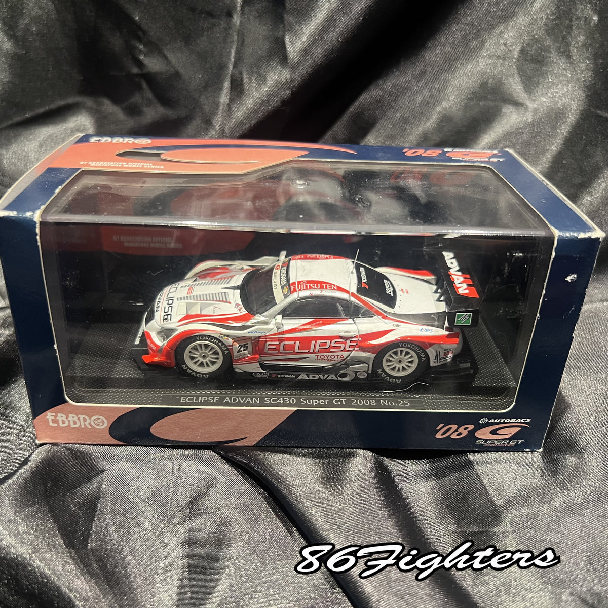 EBBRO Mini car Super GT 500 Eclipse Advan SC430 '08 No.25 – 86 Fighters