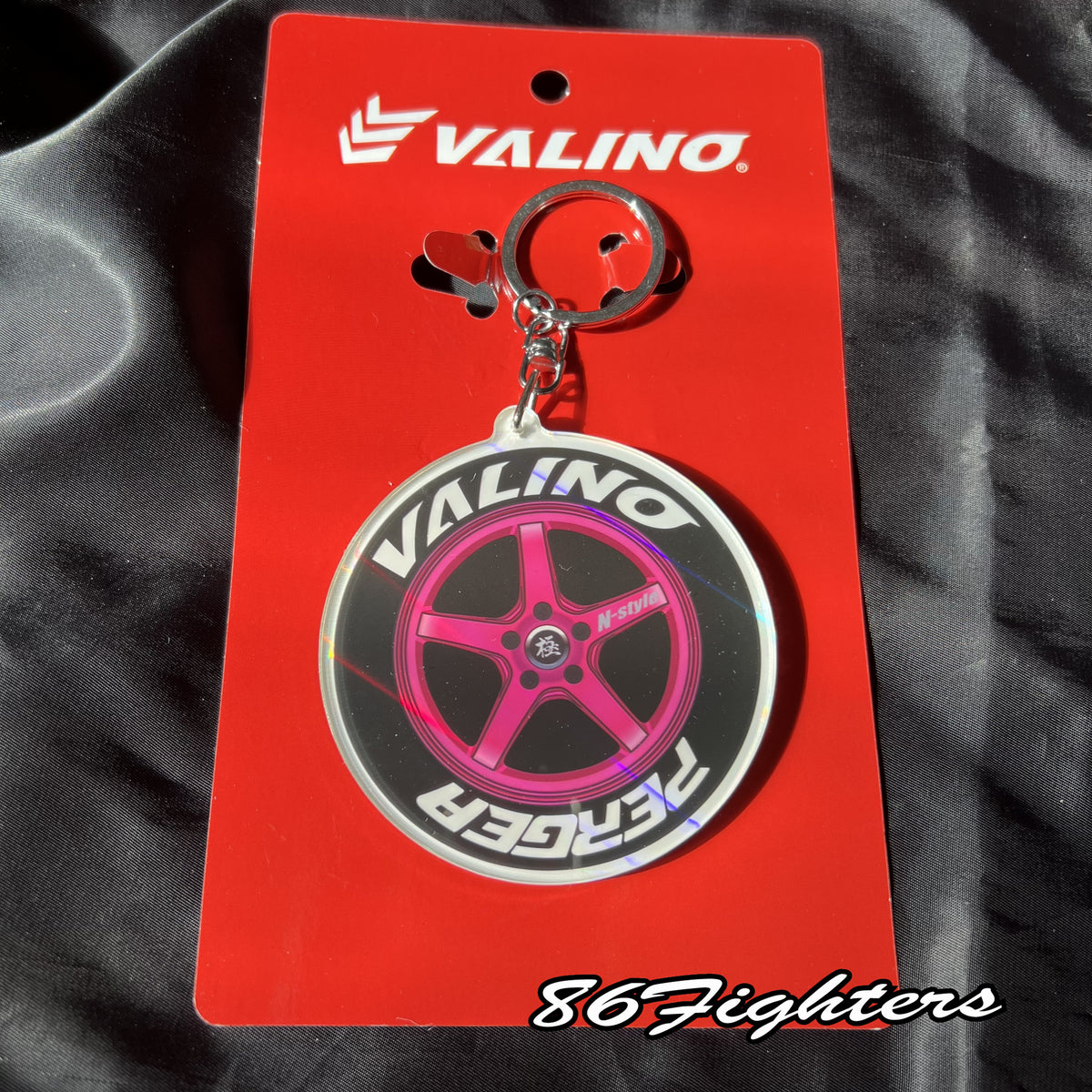 PINK STYLE x VALINO Key Ring – 86 Fighters