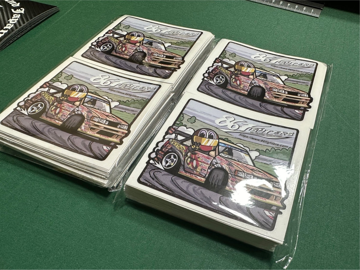 86Fighters - On Track Sticker – 86 Fighters