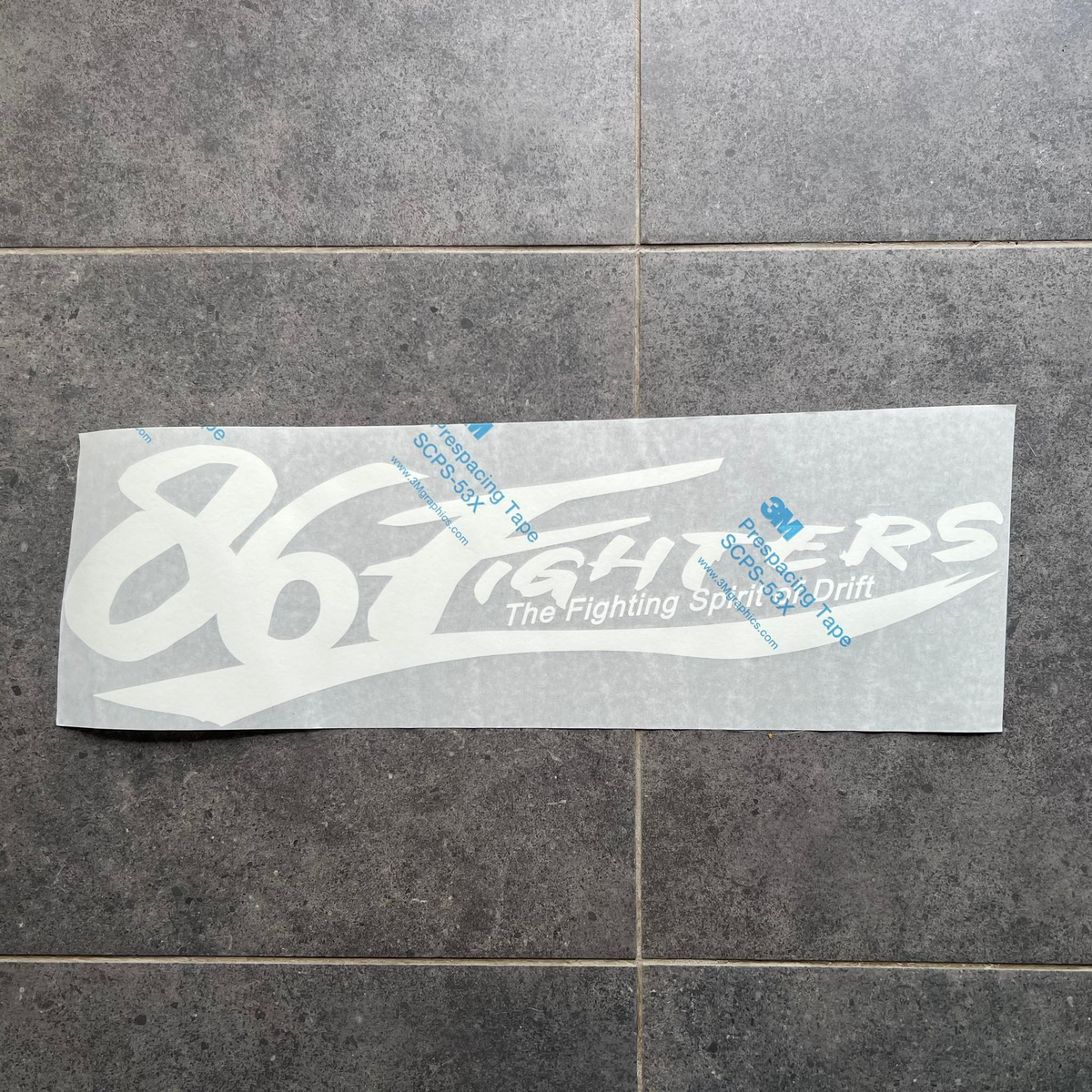 86FIGHTERS NEW LOGO WINDOW BANNER - Medium size – 86 Fighters